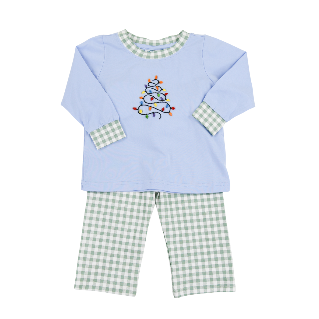 French Knot Lights Boy Pant Set – Southern Taters